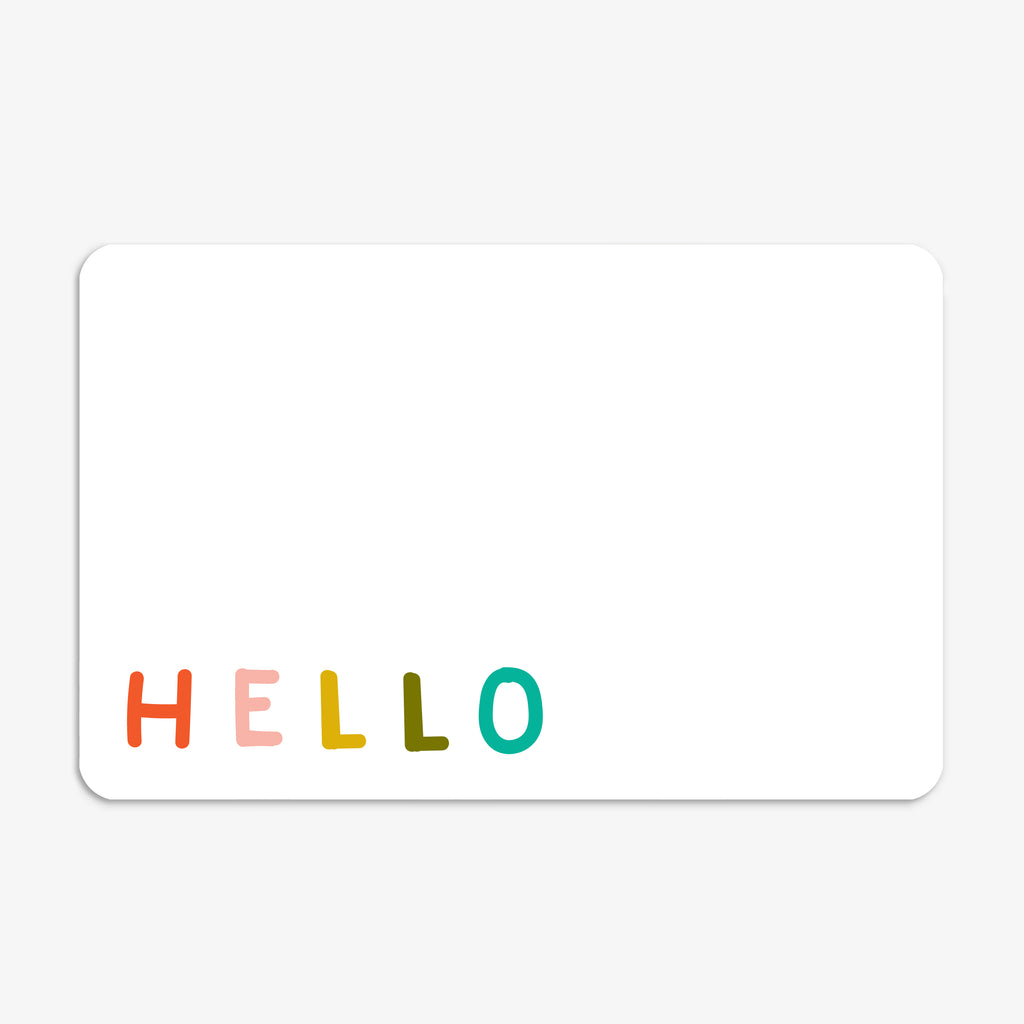 THK54 - HELLO – Think of Me Designs